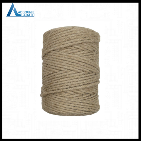 Cordon Yute art.444 x100 mts.(4 mm)Natural