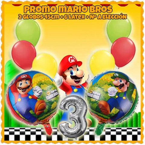 Promo Mario Bros - PromoGlobos - Decorando Tus Momentos