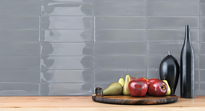 Azulejo Acuarela Iceland 7,7 X 30,5 Gris Claro Caja 1.17m2